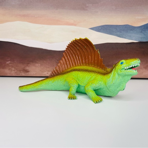 Vintage | Accents | Vintage Retro Edaphosaurus Dinosaur 6 Plastic Toy ...
